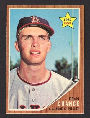 Dean Chance Los Angeles Angels 1962 Topps Card #194 RC | eBay