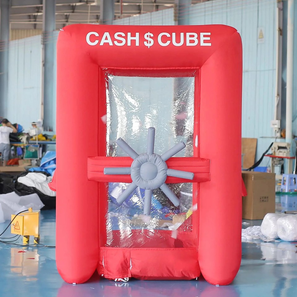 NEW Inflatable Cash Cube Booth For Business Event Promotion,NO BLOWERS ...