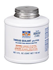 PERMATEX 80632 - Thread Sealant with PTFE 4 oz bottle | eBay