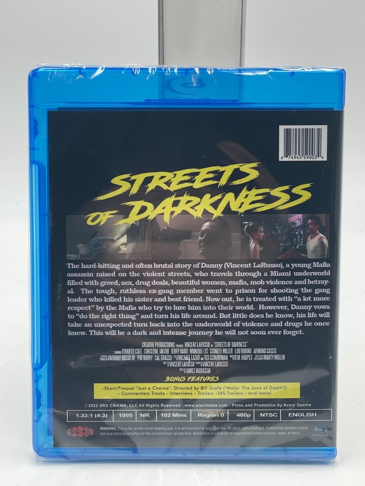 Streets of Darkness Rare Lost Movie SRS Cinema Blu-ray Miami Connection ...