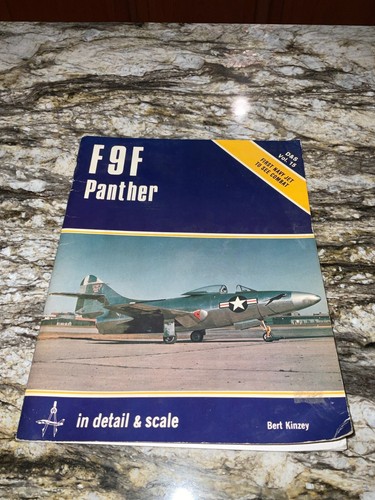 F9F Panther In Detail & Scale by Bert Kinzey SC Book 1983 9780816850259 ...