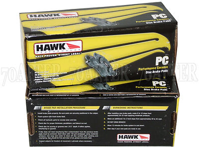Hawk Ceramic Brake Pads (Front & Rear Set) for Nissan Skyline R32 GTR ...