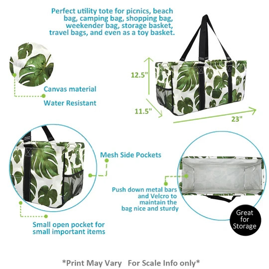 Leafy Delight NGIL Utility Bag | eBay