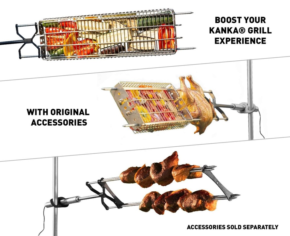 KANKA Rotisserie Grill Kit – Heavy Duty Portable Spit Roaster with Electric M... 742832872287| eBay
