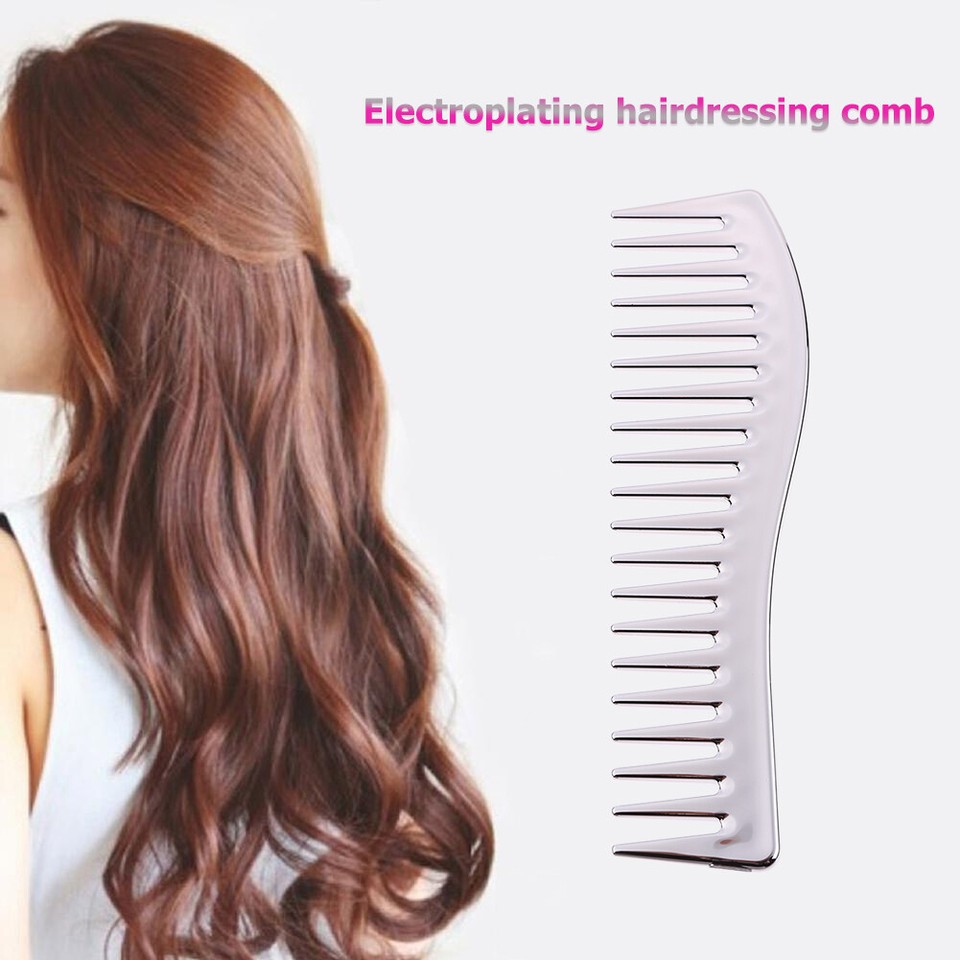 Resin Electroplating Hairdressing Comb Haircut Tool for Salons Home Use ...
