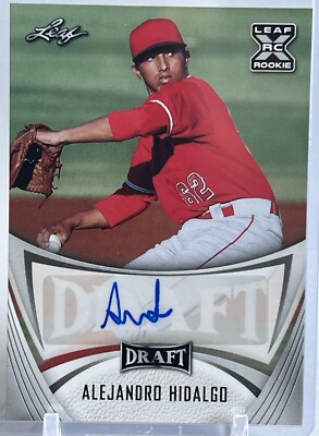 2021 Leaf Draft Autographs #BAAH1 Alejandro Hidalgo | eBay