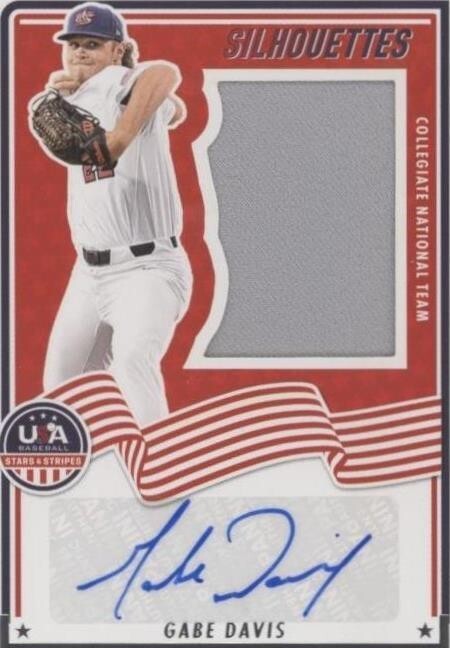 2025 Panini Stars and Stripes - USA Signatures Silhouettes Gabe Davis # ...