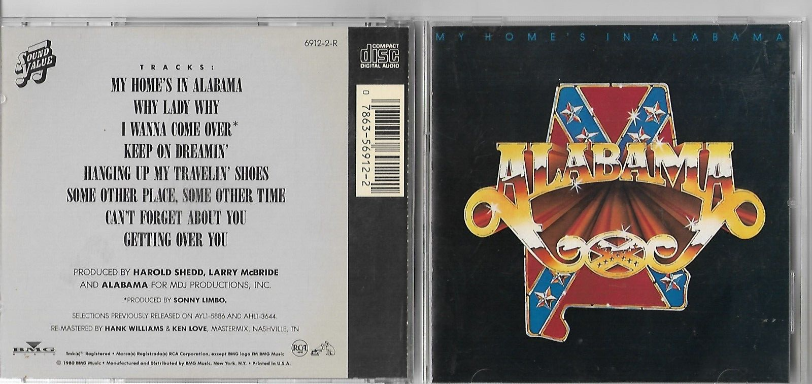 ALABAMA - My Home's In Alabama - CD RCA 1980 | eBay