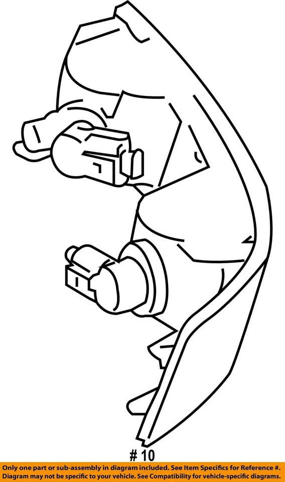 MERCEDES OEM 07-09 GL320-Bumper Trim-Reflector Right 1648201274 | eBay