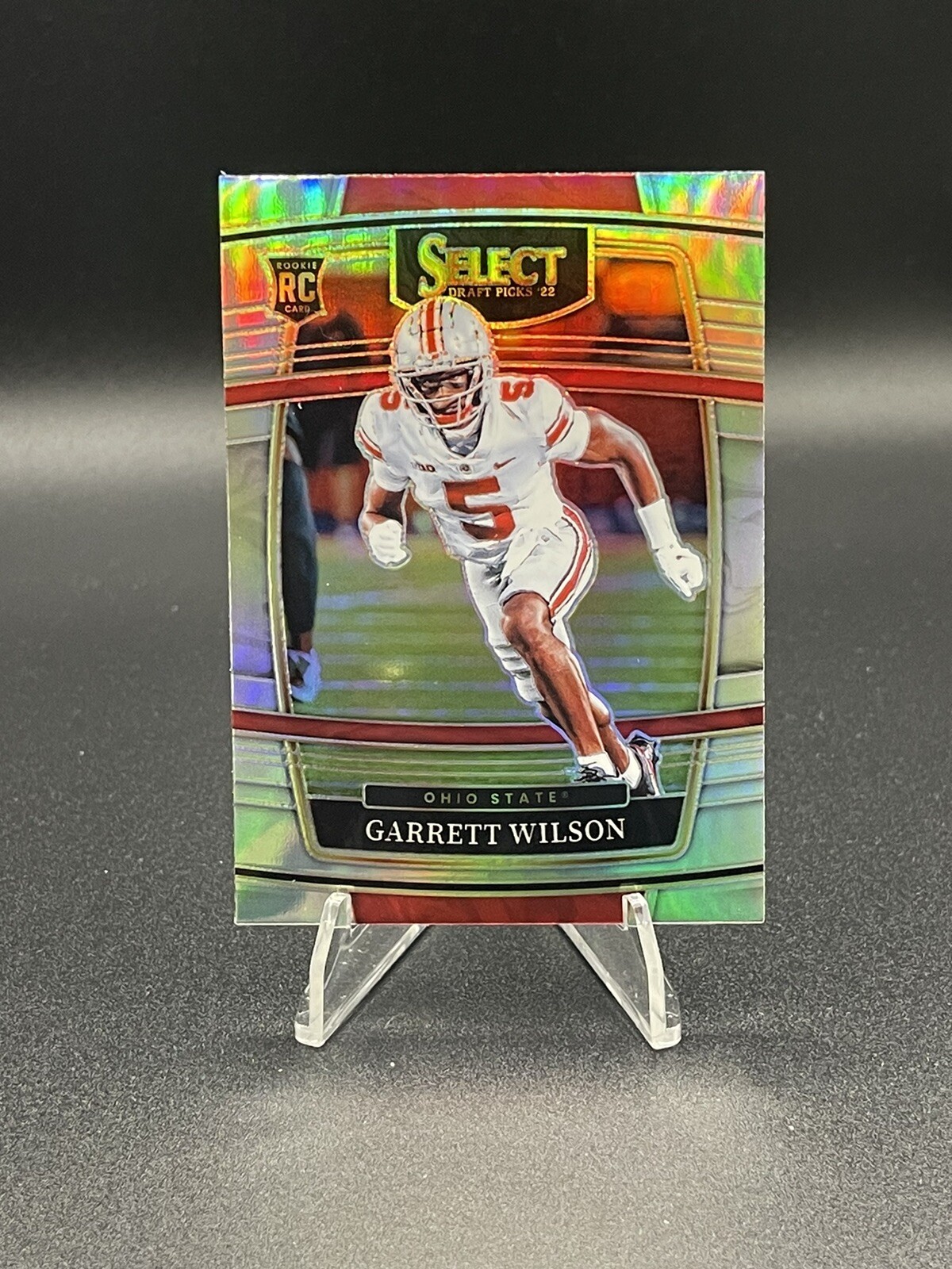 2022 Select Draft Picks Garrett Wilson Silver Prizm Rookie Card RC #4 ...