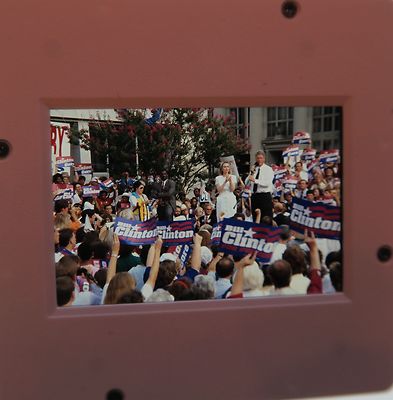 DIXIE KNIGHT PRESIDENT BILL CLINTON HILLARY 1992 CAMPAIGN ORIGINAL ...