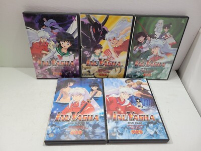 Lot of 5 DVD InuYasha: Vol. DIY10, 11, 13, 14 & 15 Action & Adventure ...