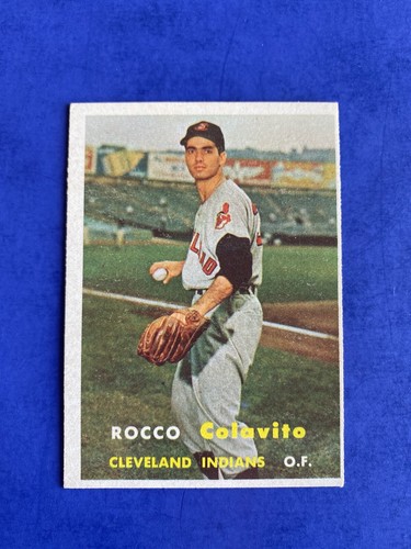 1957 Topps Rocco Rocky Colavito #212 RC rookie card EX-MT or better (oc ...