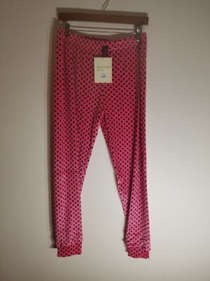 Charlotte Russe Pink Polka Dot Super Soft Sleep Pants New With Tags | eBay