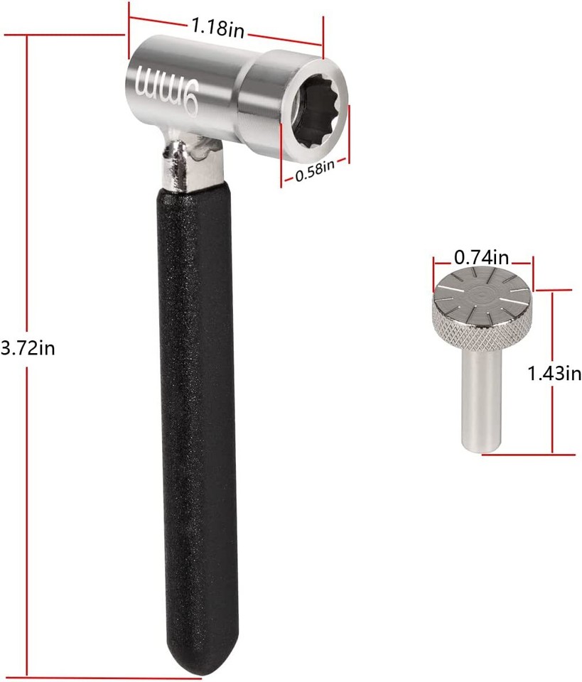 3mm Valve Tappet Adjusting Tools Square Adjuster With Wrench for ATVs ...