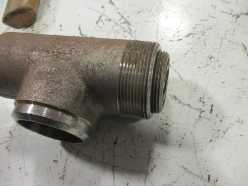 MUELLER H-17800 NO-BLO 2" Curb Stop Tee 1440 psi *Missing Cap* | eBay