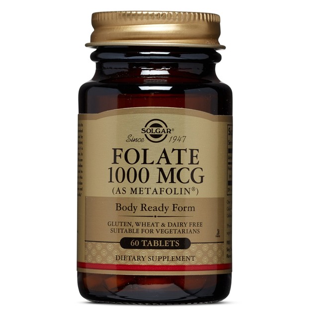 Solgar Folate as Metafolin 1000 Mcg 60 Tablets for sale online | eBay