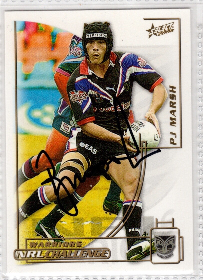 🔥 2002 CHALLENGE BASE SIGNED CARD PJ MARSH #94🔥 | eBay Australia