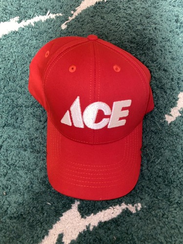 Ace Hardware Logo White/Red Adjustable Hat - Gem