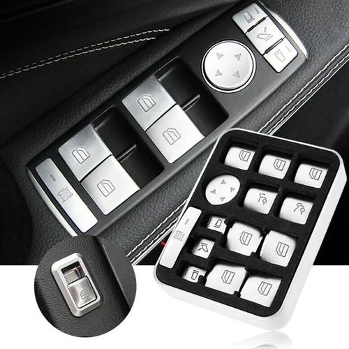 Window Switch Buttons Cover Fits Benz A B C E ML Class W176 W246 W204 ...