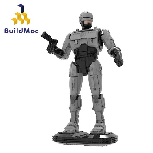 MOC Robocop Robot Mechanical Police Model Building Block Bricks Toys ...