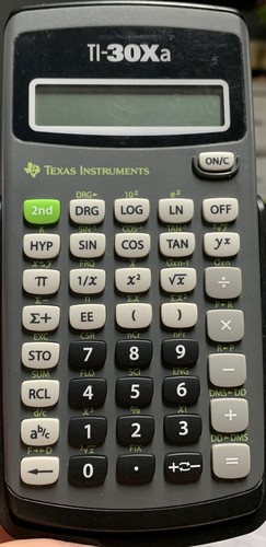 Scientific Texas Instruments TI-30XA Math Calculator School Personal ...