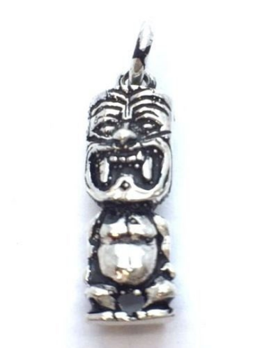 Tiki Tiki Statue Charm For Bracelet .925 Sterling Silver | eBay