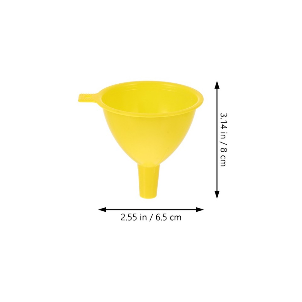 20pcs 6.5cm Small Funnel Plastic Liquid Funnel Labware Essential Oil ...