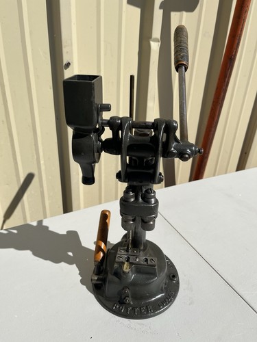 Potter Duplex Reloading Press Machine 1930s To 40 Era Cast Powder ...