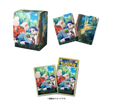 pokemon trading card game deck box sleeves Perrin Growlithe set | eBay