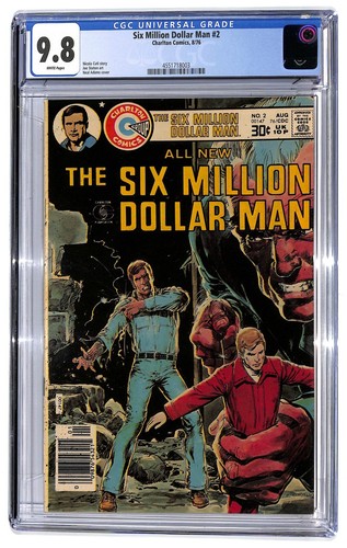 Six Million Dollar Man #2 CGC 9.8 Neal Adams Cover, Joe Staton Art (MS ...