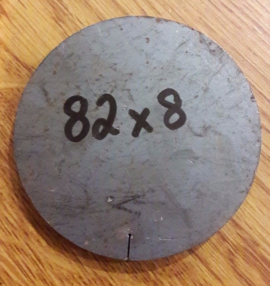 Mild Steel 8mm Circle Plate 82x8 | eBay UK