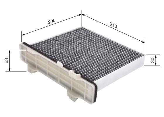 Pollen / Cabin Filter Fits MITSUBISHI SHOGUN Mk2 3.2d 00 to 06 4m41 ...