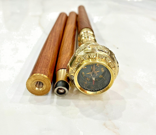 BUBBA STIK Texas style walking stick cane made of Mahogany Stained ...