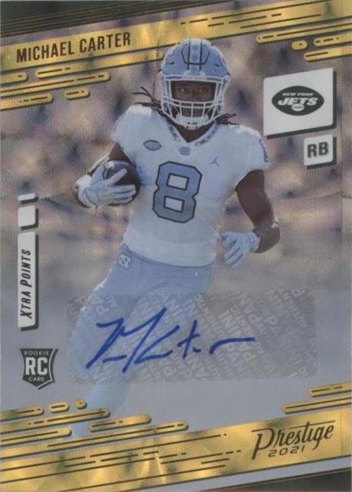 2021 Panini Prestige - Rookies Michael Carter #218 Xtra Points Premium ...
