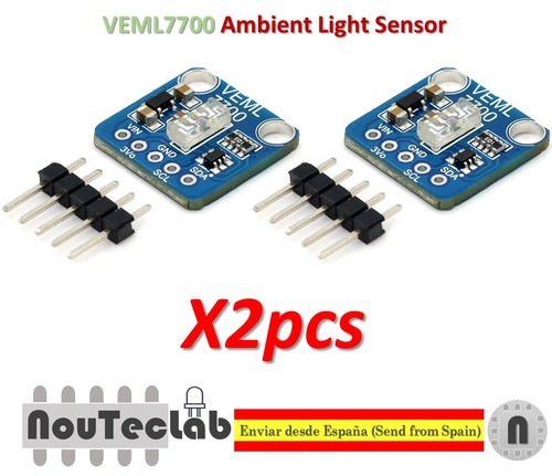 2pcs VEML7700 Ambient Light Sensor Module 120k Lux Light measuring ...