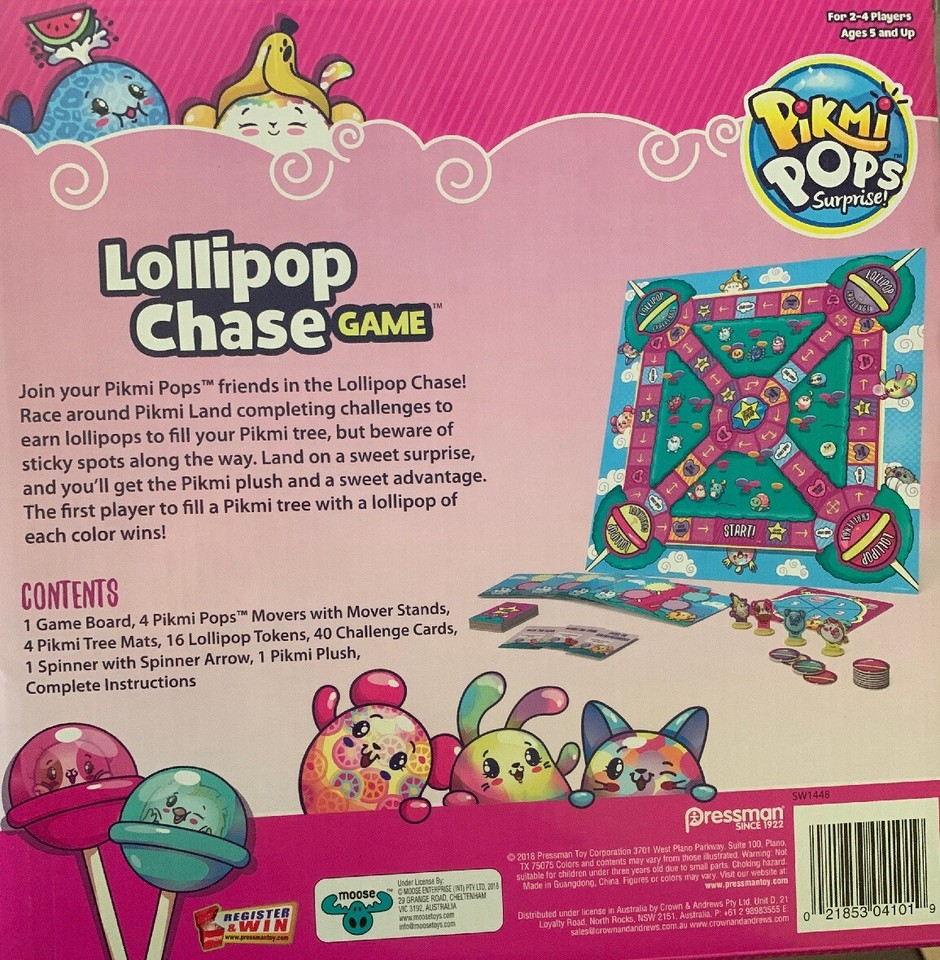 Pikmi Pops Lollipop Chase Game With Exclusive Pikmi Pop Moose ...