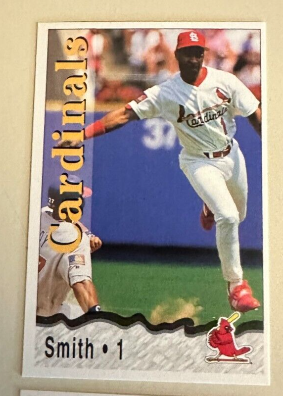 1996 ST. LOUIS CARDINALS Police Safety SGA Team Set OZZIE SMITH WILLIE ...