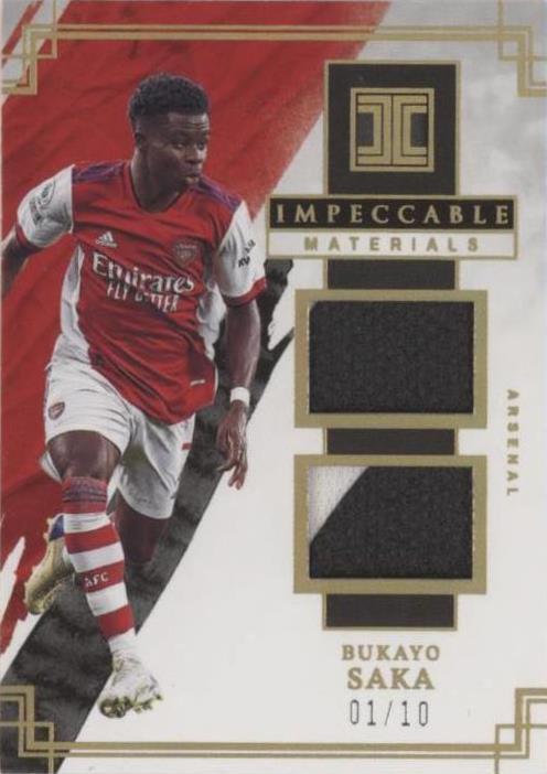 2021-22 Panini Impeccable Premier League - Impeccable Dual Materials ...