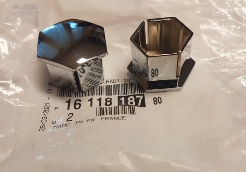 2X Chrome Wheel Nut Covers For Citroen Peugeot Genuine 1611818780 | eBay