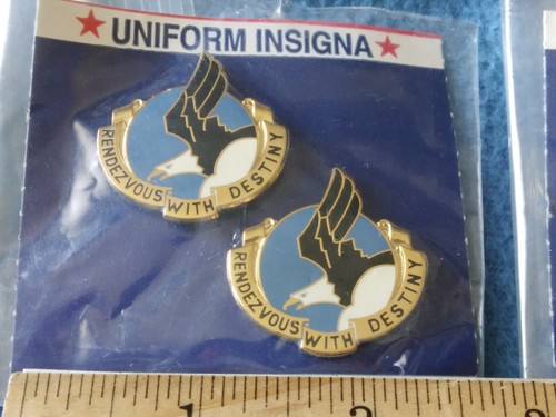 10 PAIRS OF - U.S. Army 101st AIRBORNE DIVISION Unit DI DUI Crest PINS ...