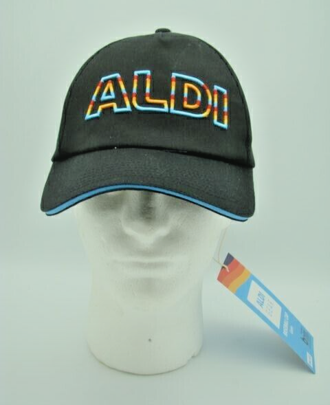 ALDI Gear Black Baseball Cap Logo Spring 2024 Capsule Collection One ...