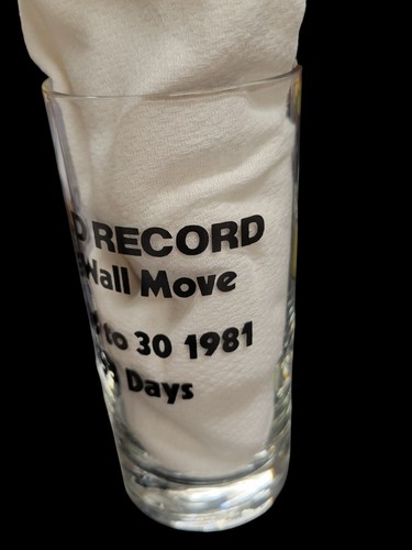 4 Vintage Consol Ireland Mine World Record Long Wall Move 1981 Glasses ...