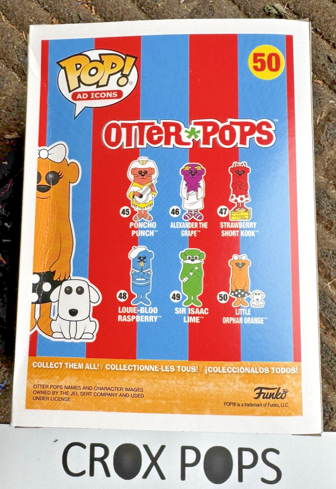 LITTLE ORPHAN ORANGE 50 OTTER POPS Funko Pop Vinyl NEW IN BOX ...