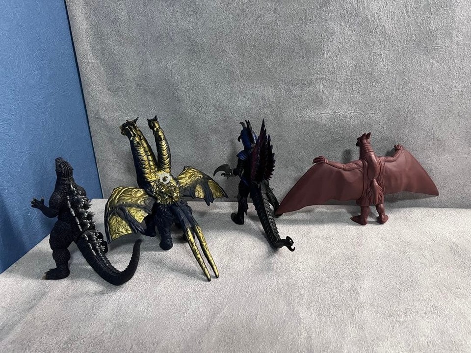 Godzilla Final Wars 2004 Kaiju Sound 4-Piece Set Movie Monster Series ...