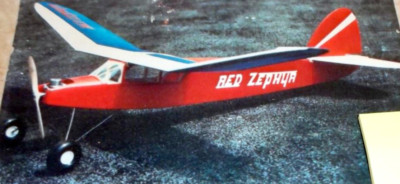 Scientific RED ZEPHYR PLANS to Build Big 72" Old Time FF for RC Model ...