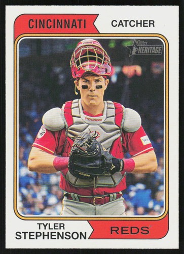 2023 Topps Heritage Tyler Stephenson #691 BASEBALL Cincinnati Reds | eBay