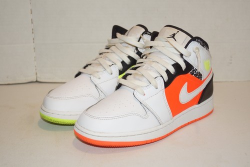 Nike Air Jordan 1 Mid Composition Notebook 554725-870 Size 6Y | eBay