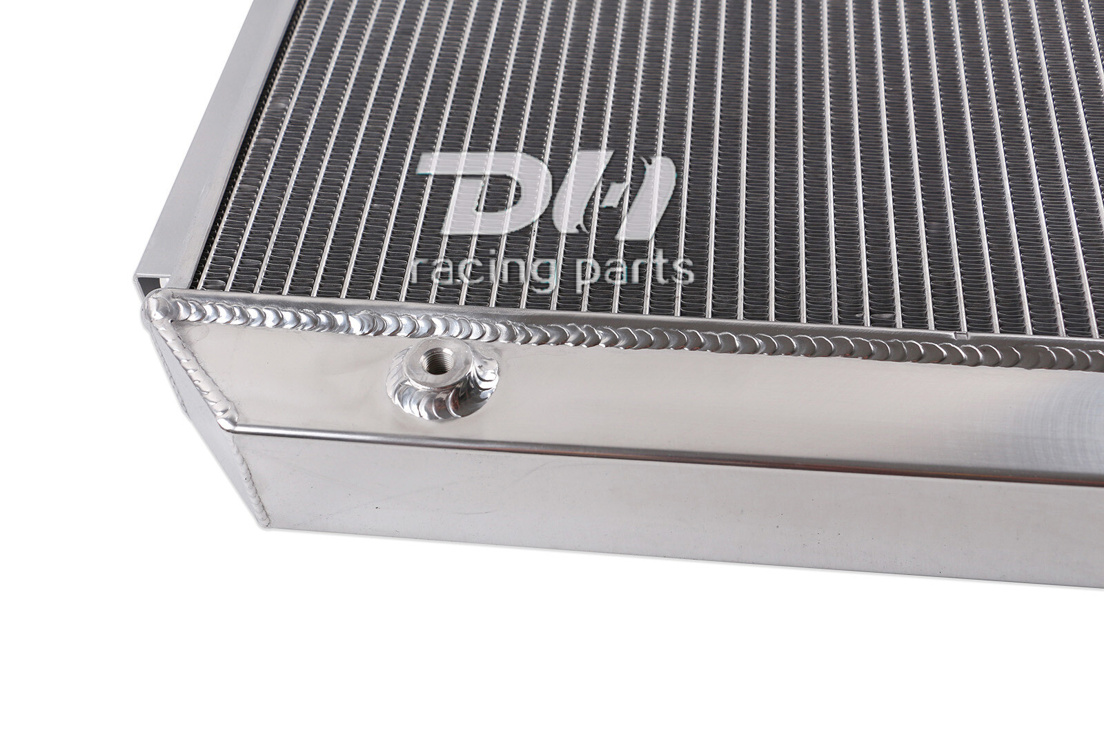 3 Row Aluminum Radiator+Shroud+Fan Fit 1955-57 Chevy Corvette/ Bel Air ...