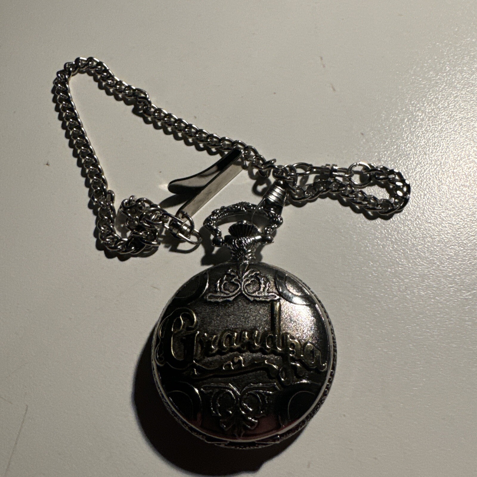 Vintage Benrus Grandpa Pocket Watch with Chain New Ba… - Gem
